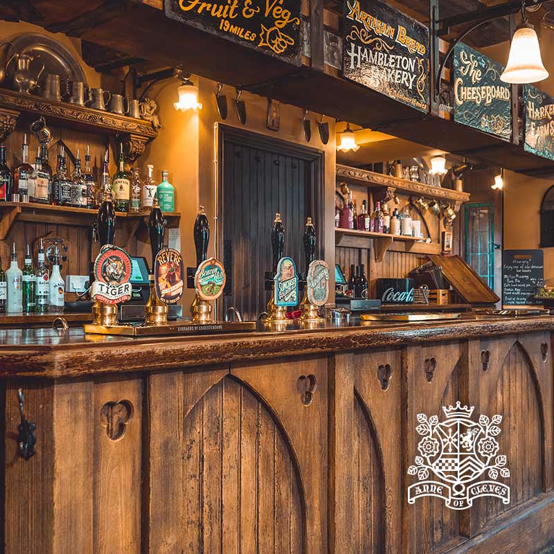 The Anne of Cleves - Logo design, branding, website design, Melton Mowbray